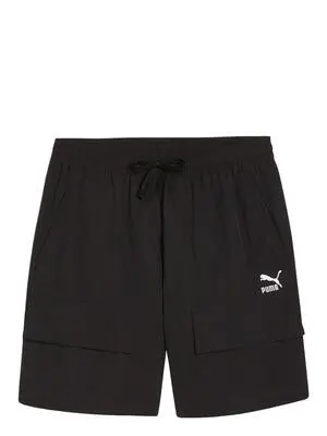 PUMA Classic Cargo Shorts - Black