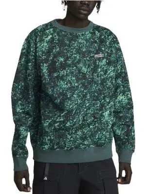 Nike Therma-fit All Over Print Hoodie - Green