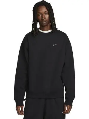 Nike Solo Swoosh Fleece Crew - Black