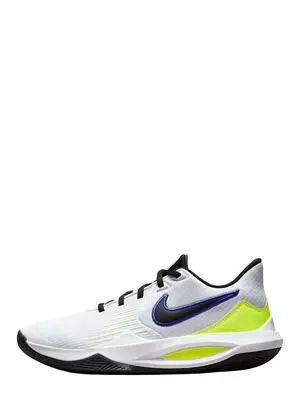 Nike Precision 5 Basketball Sneakers - White/black/green