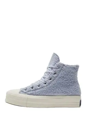 CONVERSE Chuck Taylor All Star Platform High Cozy Sherpa - Light Blue