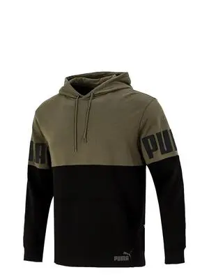 PUMA Colorblocked Logo Hoodie - Green