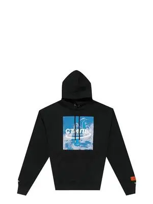 Heron Preston Hoodie - Black/blue