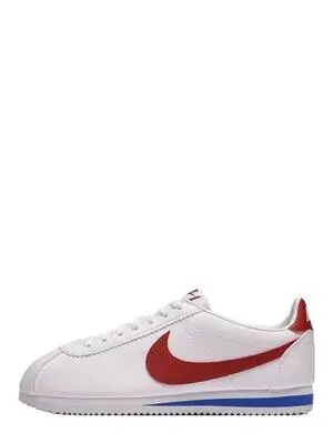 Nike Nike Cortez Leather Low Top Sneakers White/red