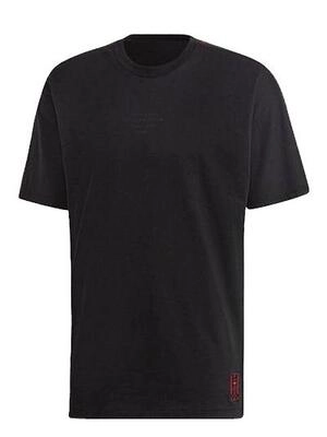 Adidas Mufc Ssp Tee Manchester United Soccer/football Short Sleeve - Black