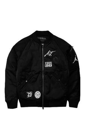 JORDAN Ma-1 Aviator Bomber Jacket - Black