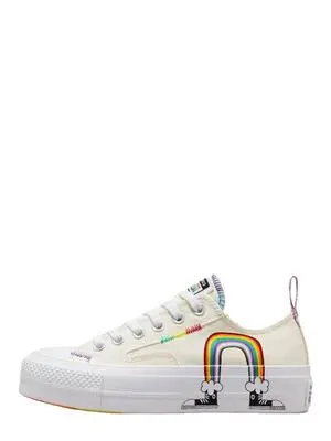 CONVERSE Chuck Taylor All Star Lift Platform Low Top Sneakers - Creamwhite