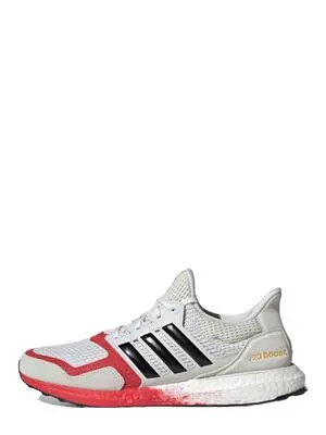 Adidas Ultraboost Dna 'grey Lush Red' Sneakers - Grey/red