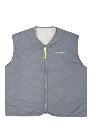 CONVERSE Converse Sherpa Reversible Vest Grey