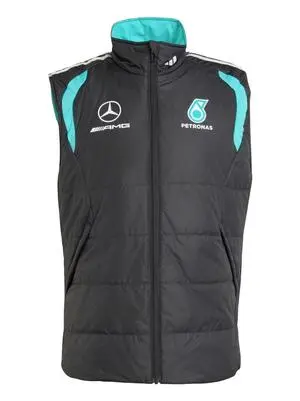 Adidas X Mercedes Amg Petronas Formula 1 Team Mechanics Puffer Vest - Black