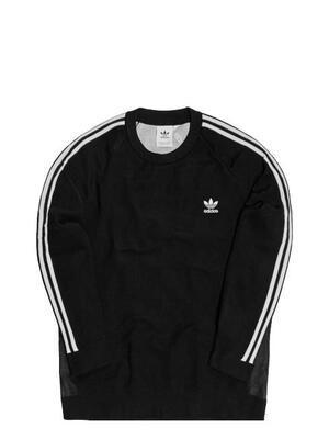 Adidas Originals 3-stripes Knit Crew - Black