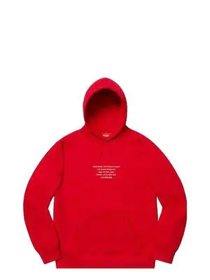 Supreme Supreme HQ Hooded Sweatshirt Red