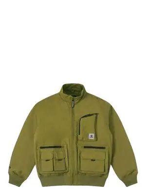 CONVERSE Short Down Bomber Jacket - Olive Green