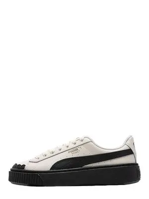 PUMA Basket Platform Sneakers - White/black