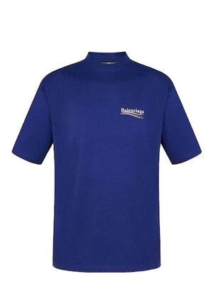 Balenciaga Political Campaign T-shirt Large Fit - Blue