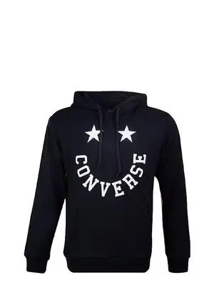 CONVERSE Graphic Pullover Hoodie - Black