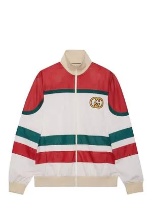 GUCCI Gucci Mesh Fabric Zip Jacket