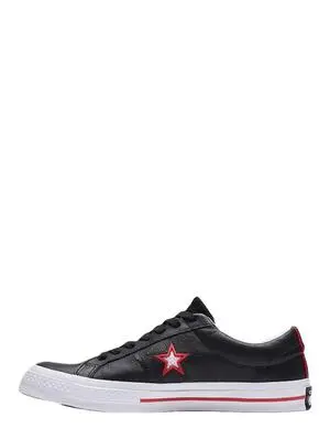 CONVERSE Converse One Star M Low Top Sneakers Black/red