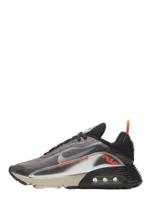 Nike 3m X Air Max 2090 Se Metallic Silver Athletic Sneakers - Black
