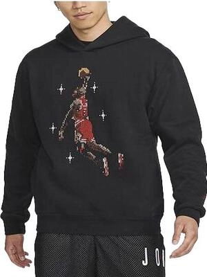 JORDAN Air Flying Basketball Fleece Hoodie - Multi-color