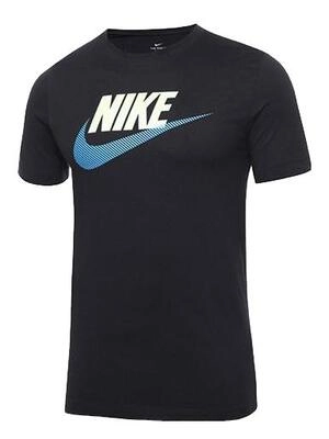 Nike Casual Sports Breathable Alphabet Printing Short Sleeve T-shirt - Black