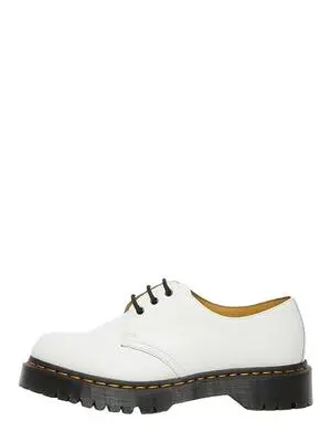 Dr. Martens 1461 Bex Smooth Leather Oxford Shoes - White/black