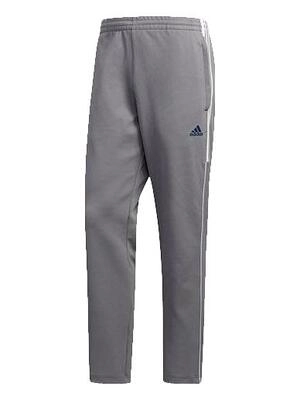 Adidas 3-stripe Collection Dobby Pant Casual Elastic Waistband Sports Long Pants Gray - Grey