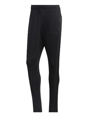 ADIDAS Adidas Men's Sports 3-stripe Knitted Pants Black