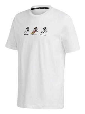 Adidas Adidas Mickey Pattern Short Sleeve Tee White