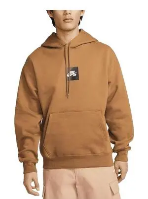 Nike Fleece Skateboard Hooded Top - Tan/multi-color