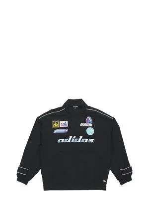 Adidas Originals Tgp Stand Collar Windbreaker Jacket - Black