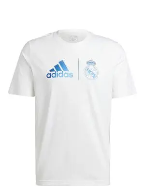 Adidas Real Madrid Graphic T-shirt 'white - White/blue