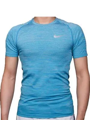 Nike Df Knit Tee - Blue