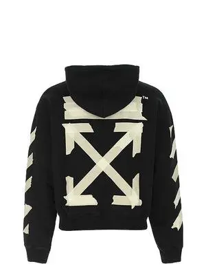 Off-White Tape Arrows Over Hoodie - Black