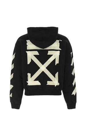 Off-White Tape Arrows Over Hoodie - Black
