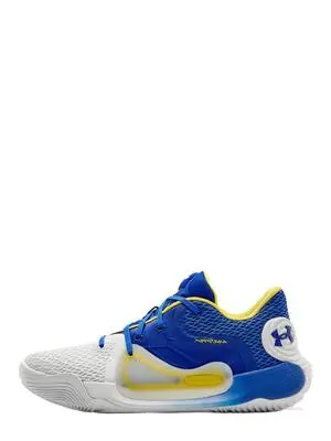 Under Armour Anatomix Spawn 2 Basketball Shoes - White/blue/yellow