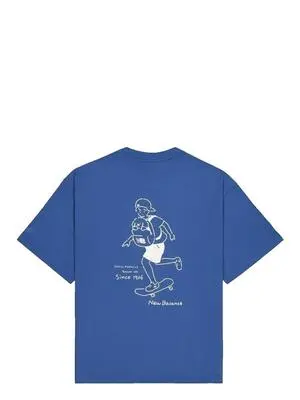 NEW BALANCE Graphic T-shirt - Blue