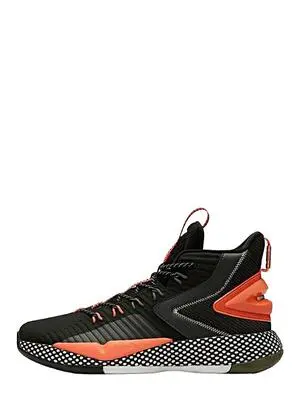 ANTA Quick Battle 3 High-top Sneakers - Black/orange/white