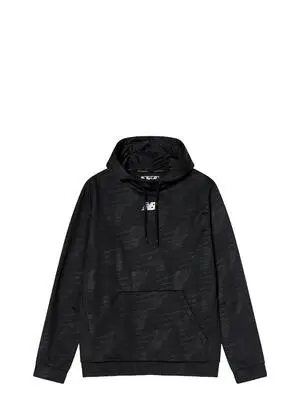 NEW BALANCE Allover Print Hoodie - Black