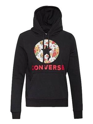 CONVERSE Printing Alphabet Hoodie - Black