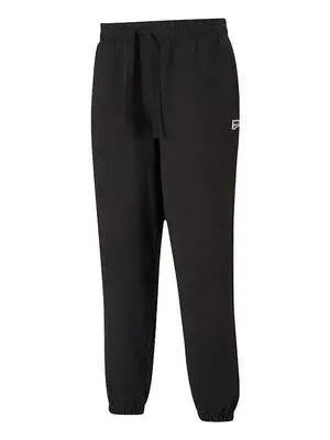 PUMA Downtown Logo Sweatpants Casual Sports Sweatpants Black - Default Color