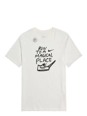 Nike Dri-fit Short Sleeve Athleisure T-shirt - White