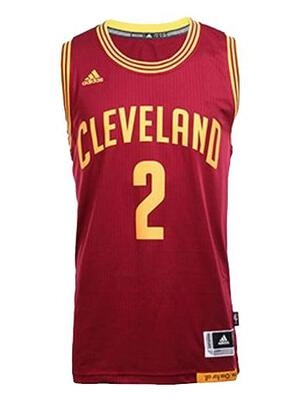Adidas Cleveland Cavaliers Kyrie Irving #2 Replica Basketball Jersey - Red