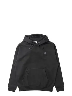 Nike Embroidered Logo Hooded Pullover - Black