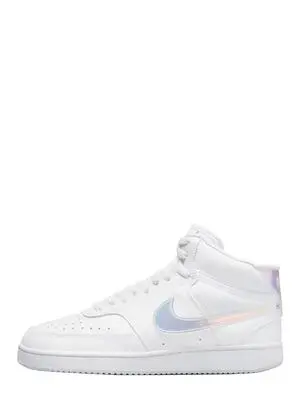 Nike Nike Court Vision Mid Iridescent Sneakers White