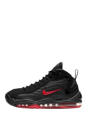 Nike Total Max Uptempo High Top Sneakers - Black/red