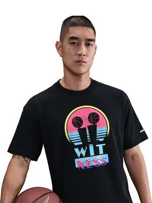 Nike Lebron Basketball T-shirt 'miami Twice - Black