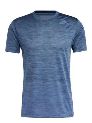 Adidas Adidas Gradient Crew-Neck Short Sleeve T-Shirt Blue