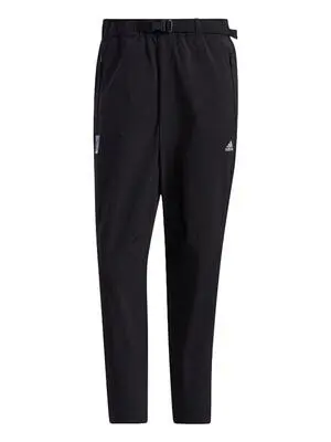 Adidas Wj Pnt Wv Lt Series Woven Solid Color Casual Sports Pants - Black