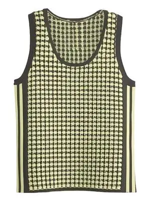 Adidas X Wales Bonner Knit Vest - Semi Frozen Yellow/night Brown